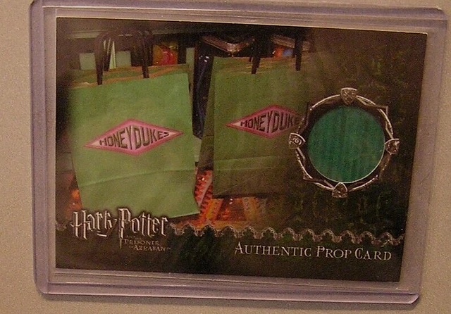 HARRY POTTER-POA-SCREEN USED-RELIC-CINEMA-MEMORABILIA-PROP Card ...