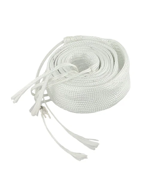 HIGH TEMPERATURE PIPE Insulation Glass Fiber Heating Hot Ribbon 220V ...