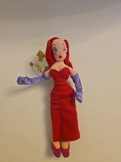 10& JESSICA RABBIT Bean Bag Plush Toy With Tags From The Disney Store £ ...