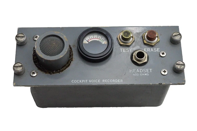 FAIRCHILD COCKPIT VOICE Recorder Control Unit A152 Dated 1966 ...