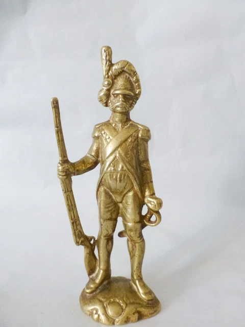 VINTAGE COPPER SCULPTURE,NAPOLEONIC War Era French Hussar Soldier FREE ...