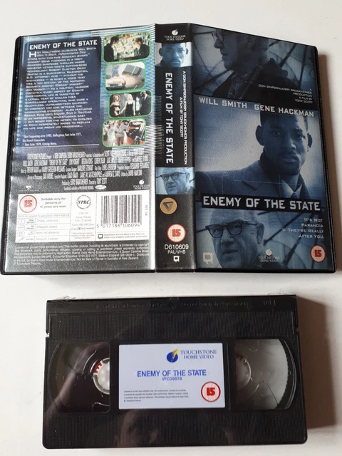 ENEMY OF THE STATE gene hackman VHS Video Cassette UK pal NEW SEALED £5 ...