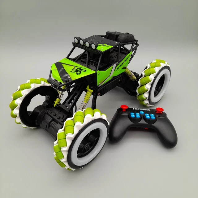 HYPER TOYS CO Drift King R/C Light Up LED Green Monster Truck with ...