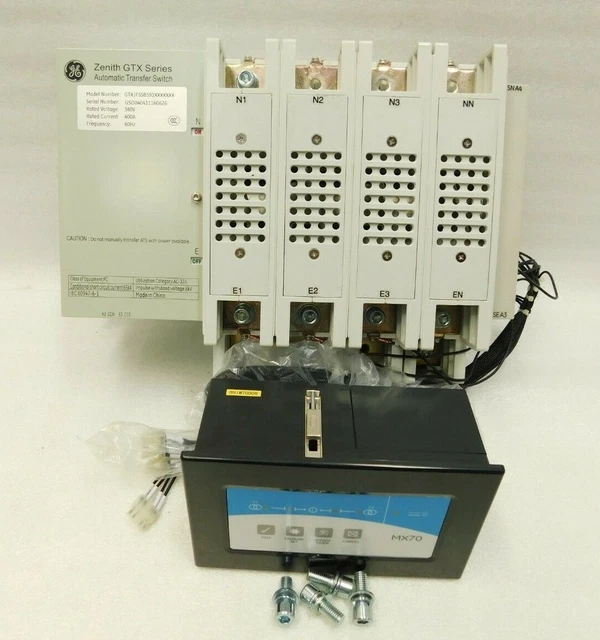 NEW ABB GE Zenith GTX Automatic Transfer Switch GTXJFSSBS91 380V 400A w ...