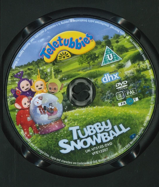 TELETUBBIES TUBBY SNOWBALL Dvd Uk Region 2 £9.03 - PicClick UK