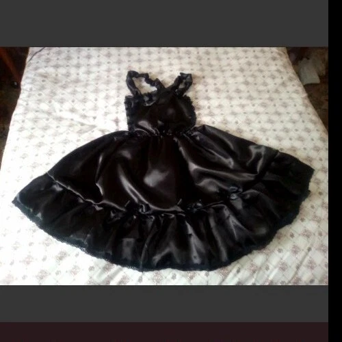 Satin Sissy X Back Dress Knickers To Match All Sizes Available £37 95