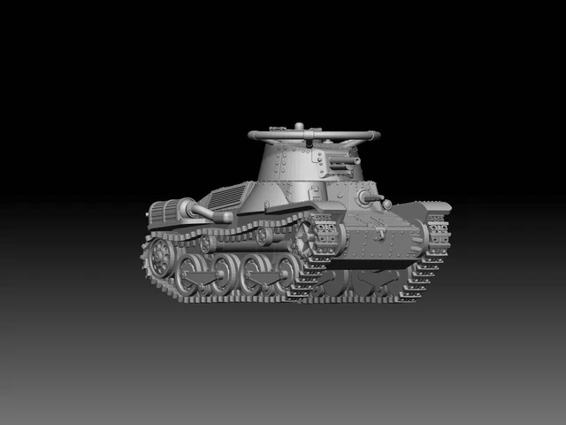 1/72 LE SINN Bausatz, unbemalt WWII Japanese Army Type 4 Ke-Nu light ...