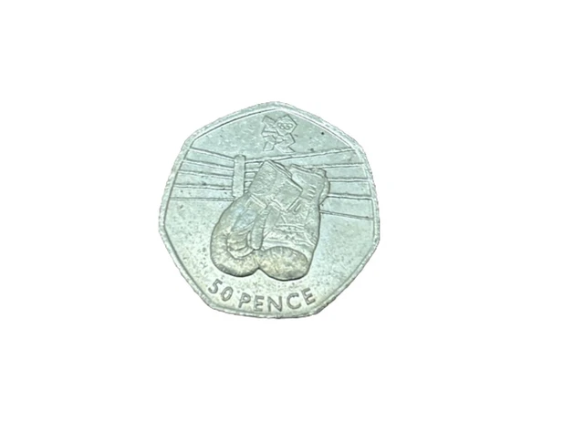 RARE 50P COIN olympic Boxing issued £99.99 - PicClick UK
