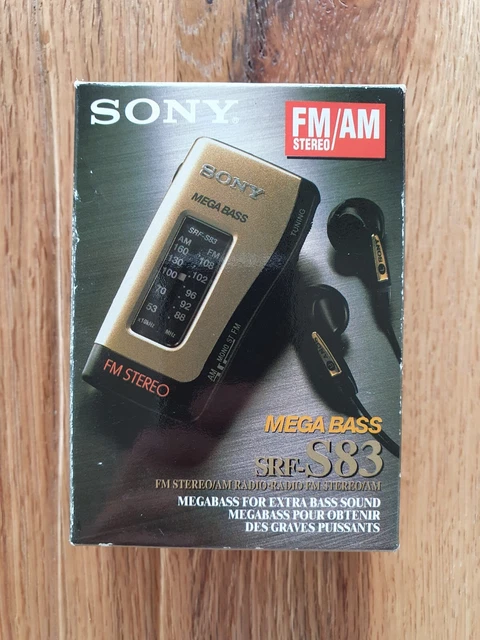 NEU & OVP Retro Mini Radio SONY SRF-S83 Vintage FM/AM Pocket Radio ...