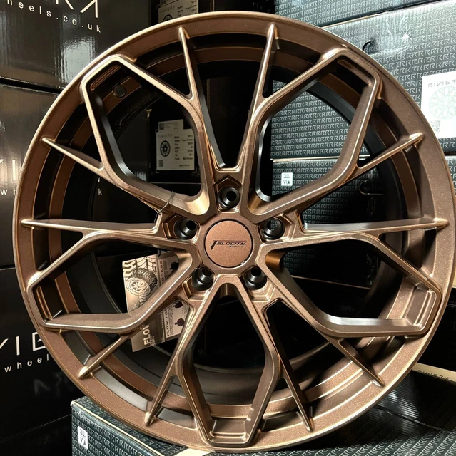 20&/VW TRANSPORTER T5/VELOCITY VF3 Flow Formed/Matt Bronze/8.5j/Alloys ...