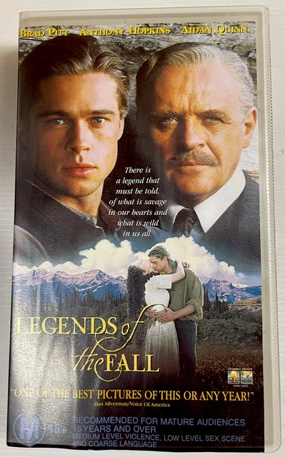 LEGENDS OF THE Fall VHS Brad Pitt Video Cassette Tape PAL 1994 Clear ...