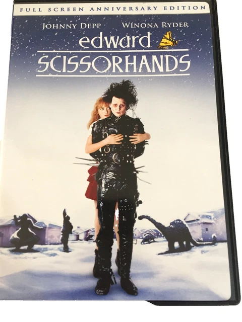 EDWARD SCISSORHANDS FULL Screen Anniversary Edition DVD Ships Free With ...