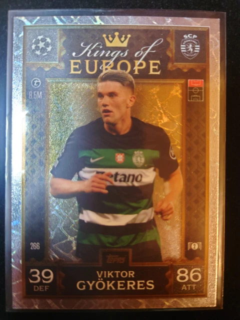 MATCH ATTAX 24/25 Viktor Gyokeres Kings Of Europe £1.55 - PicClick UK