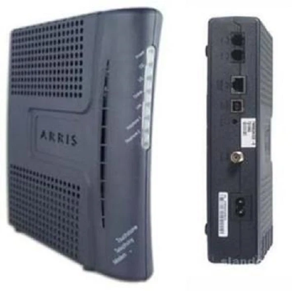 REFURBISHED ARRIS TOUCHSTONE TELEPHONE CABLE MODEM With Battery TM602G ...