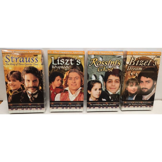 1996 VHS DEVINE Entert. The Composer' Specials-Strauss-Liszt's-Rossini ...
