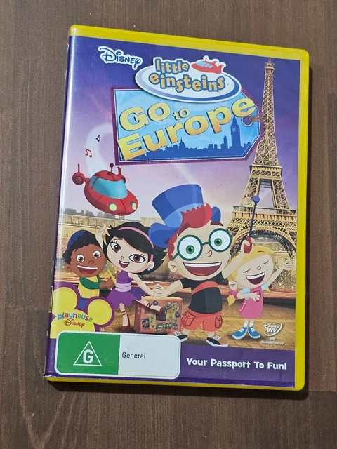 LITTLE EINSTEINS GO to Europe DVD Region 4 PAL Disney £12.22 - PicClick UK