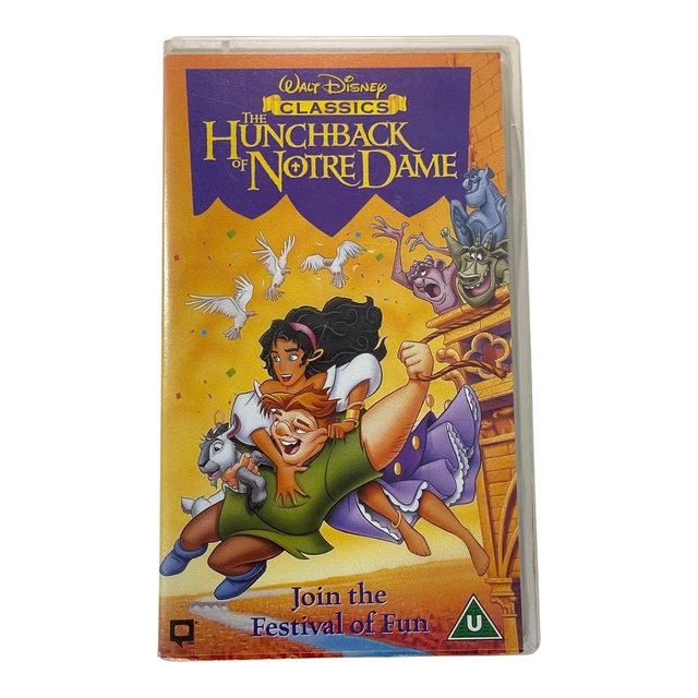 DISNEY HUNCHBACK OF Notre Dame VHS Classics Vintage 1996 Universal ...