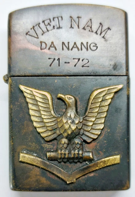 VIETNAM US ARMY 18th Military Police Brigade Zippo Lighter Da Nang 71 ...