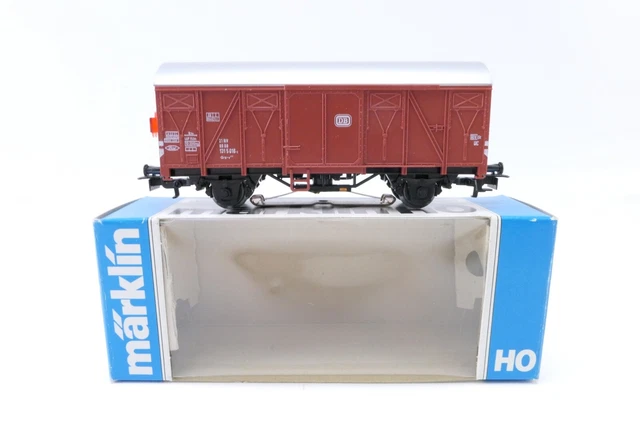 MÄRKLIN 4411 GEDECKTER Güterwagen der DB, Nalog, Spur H0, in OVP. EUR 19,99 - PicClick DE