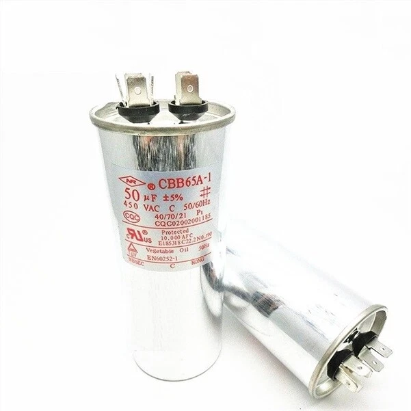 CAPACITOR AIR CONDITIONER Ac Motor Compressor Start Capacitor CBB65 ...