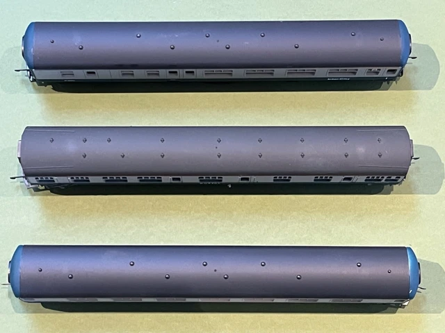 OO GAUGE LIMA ex train set rake of 3 BR(W) MK2B Inter-City coaches inc ...