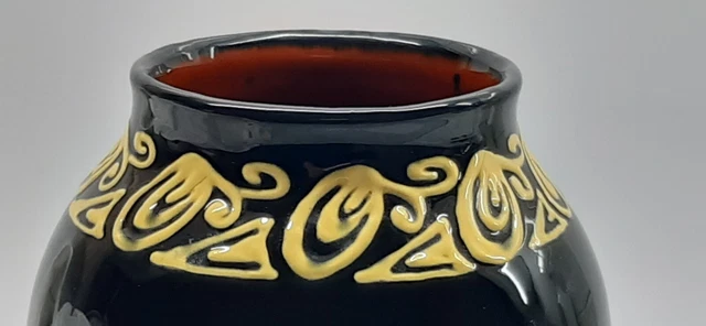 JUGENDSTIL VASE 19,4 cm KTK 855 Laeuger´sche Kunsttöpferei Tonwerke ...