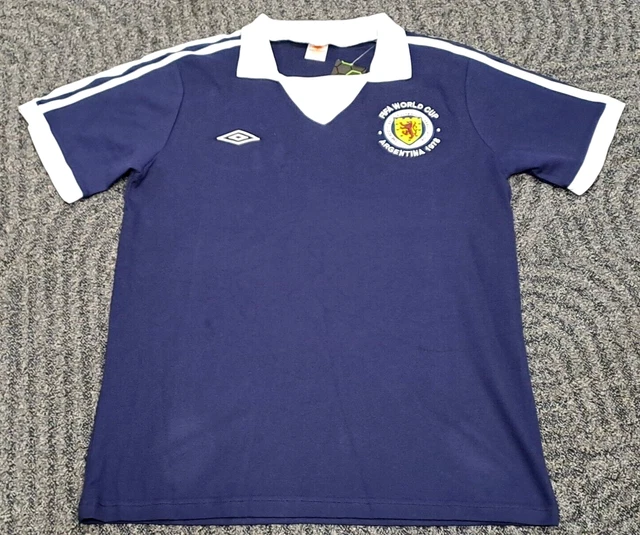 SCOTLAND: 1978 WORLD Cup Argentina Umbro Retro Home Football Shirt ...