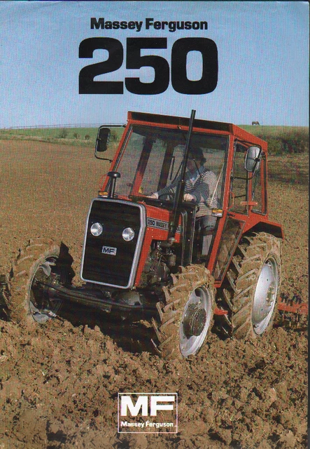 MASSEY FERGUSON &250& Tractor Brochure Leaflet £5.50 - PicClick UK