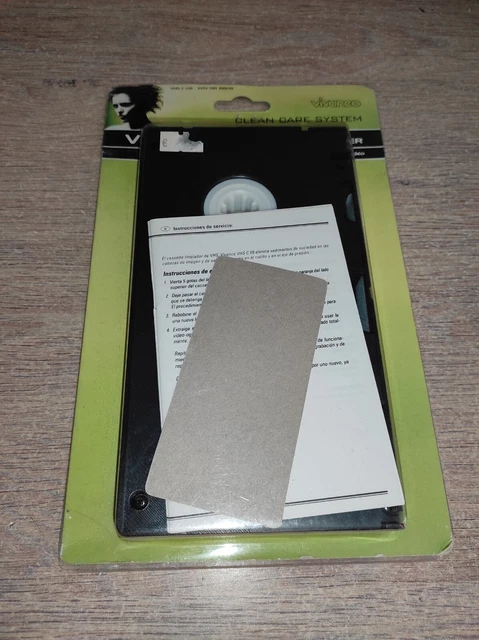 CASSETTE AUTO NETTOYANTE VHS | HEAD CLEANER VHS | pour 50 Usages NEUF ...