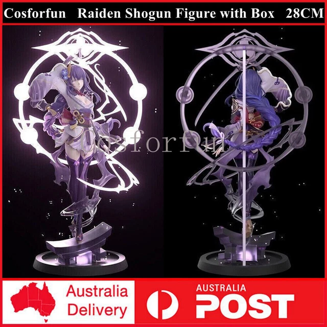 GENSHIN IMPACT RAIDEN Shogun Beelzebul Figure GK Statue PVC Model Doll ...