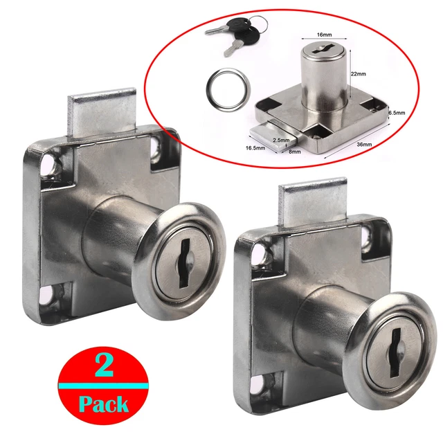 MÖBELSCHLOSS MÖBELSCHLÖSSER SCHRANKSCHLOSS Schubladen Schloß - Gleichschließend EUR 5,46 ...
