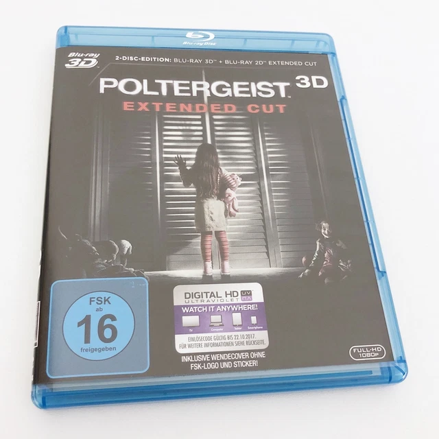 POLTERGEIST EXTENDED CUT 3D Blu-ray + 2D Blu-ray 2-Disc Edition Horror ...