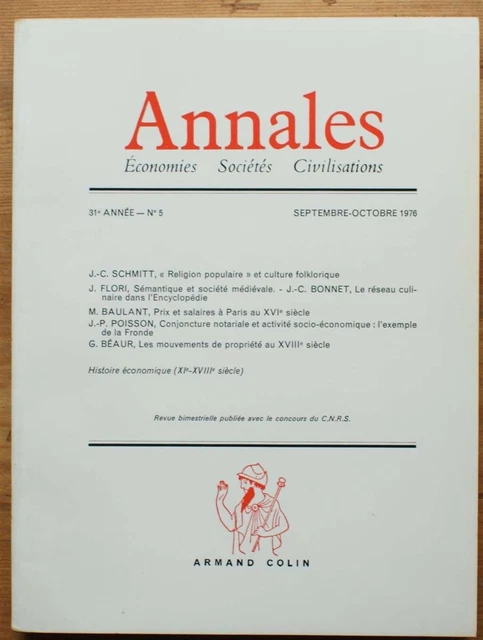 018473 - ANNALES numéro 5, 31e année de septembre-octobre 1976 EUR 8,00 ...
