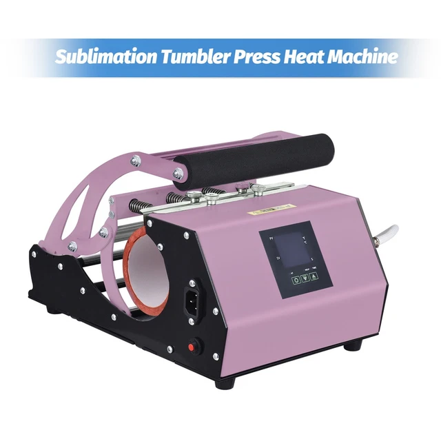 TUMBLER HEAT PRESS Machine For 11oz-20oz Sublimation Straight Blank ...