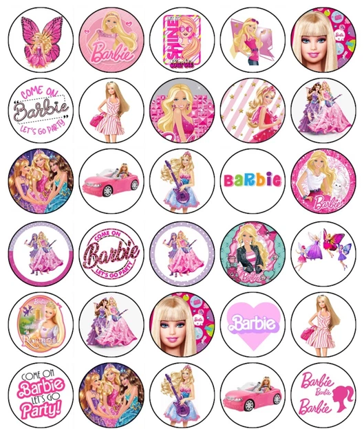Barbie Edible Cupcake Toppers Pack Of 24, 56% OFF