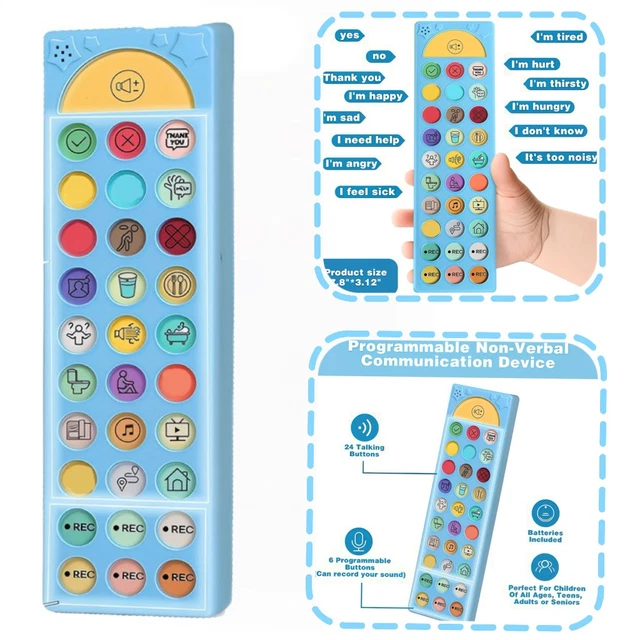 AAC COMMUNICATION DEVICE Non Verbal for Autism, Speech Therapy & Stroke ...