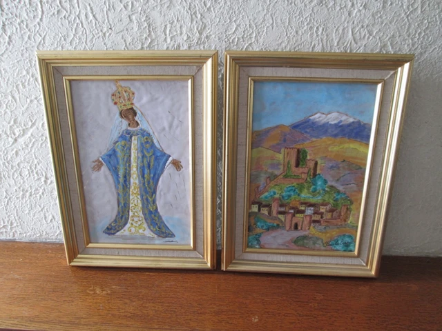 2 CARREAUX CERAMIQUE Email Josee Et Denis Garcia Art Catalan Style San ...