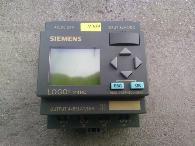 MODULE LOGIQUE / automate Siemens LOGO! 24 RC - 6ED1052-1FB00-0BA5 EUR ...