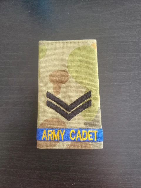 AUSTRALIAN ARMY CADETS Insignia Cadet Corporal Rank Slide AAC ACU ADF ...