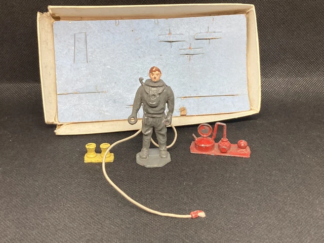 PARTIAL BOX, PARTIAL Deep Sea Diver Set By Crescent (blue 307) Figure ...