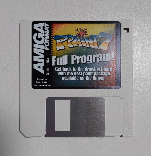 SOFTWARE DI DISEGNO e verniciatura computer retrò - Amiga floppy disk EUR 7,70 - PicClick IT