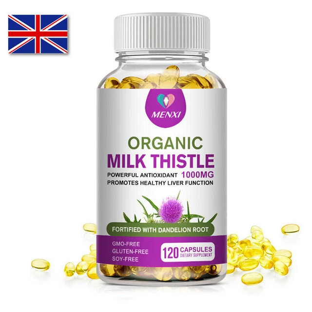 SUPPLÉMENT DE VITAMINE biologique chardon-Marie et pissenlit nettoyage ...