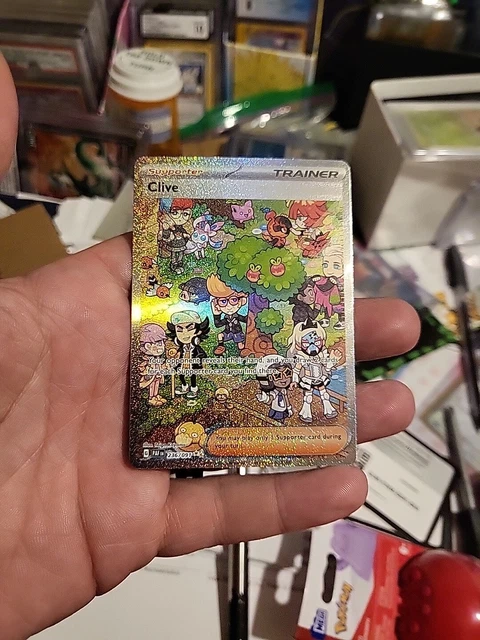 PALDEAN FATES CLIVE SIR - Ilustración Especial Raro Clive 236/091 ...