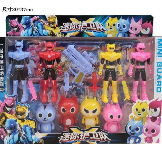 MINIFORCE SUPER DINO Power 2 Ranger Set Mini Figure Robot-Bolt Max ...