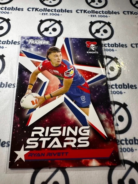 2024 TLA NRL Traders Rising Star - Ryan Rivett RS35/71 Knights $1.97 ...