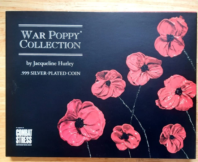 2020 WAR POPPY Collection Remembrance Day Silver Plated 50p Style 20 ...