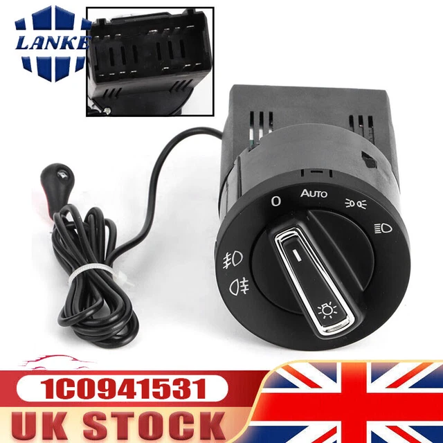HEADLIGHT FOG LIGHTS Switch For VW Golf MK4 Passat Polo Bora Jetta MK4 ...