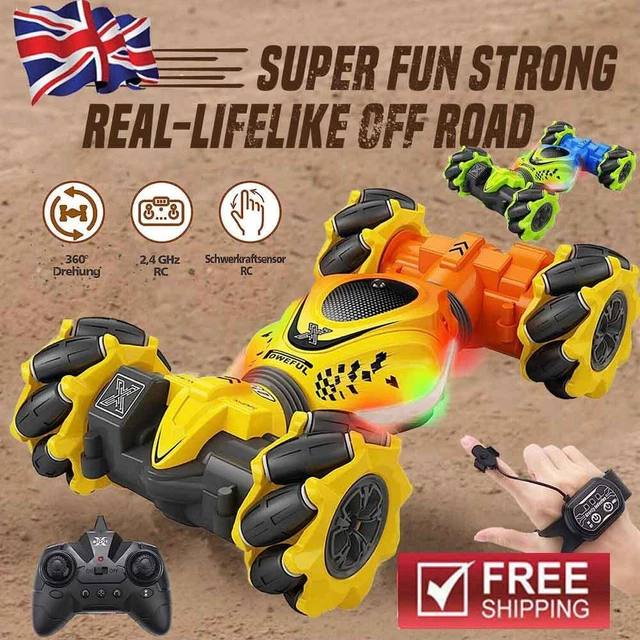 4WD RC STUNT Car 360° Hand Gesture Sensing Off-Road Car Remote Control ...