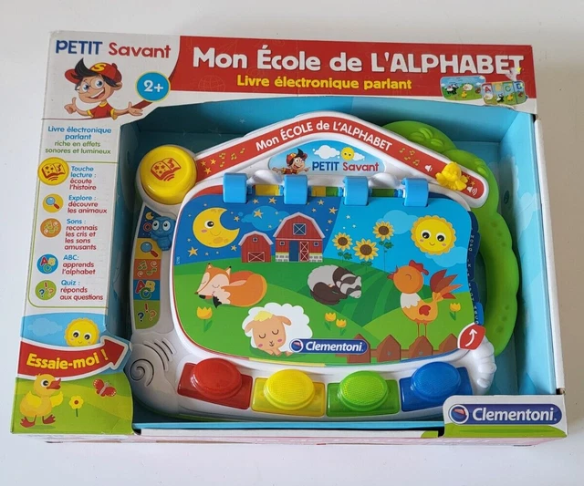 CLEMENTONI MON ÉCOLE de l'alphabet Livre électronique parlant dès 2 ans EUR 23,20 - PicClick FR