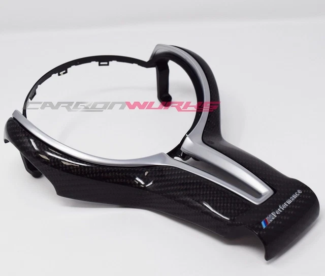 BMW M PERFORMANCE Carbon Fibre Steering Wheel Trim - M2 M3 M4 M5 M6 F82 F80 F30 EUR 324,56 ...